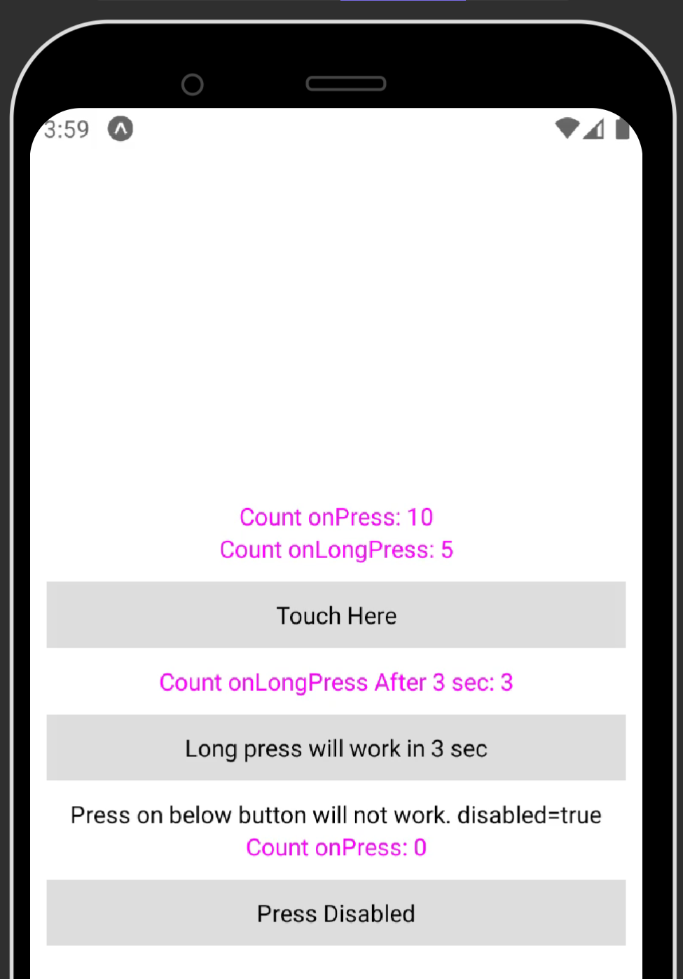 Touchablewithoutfeedback In React Native Code Example 